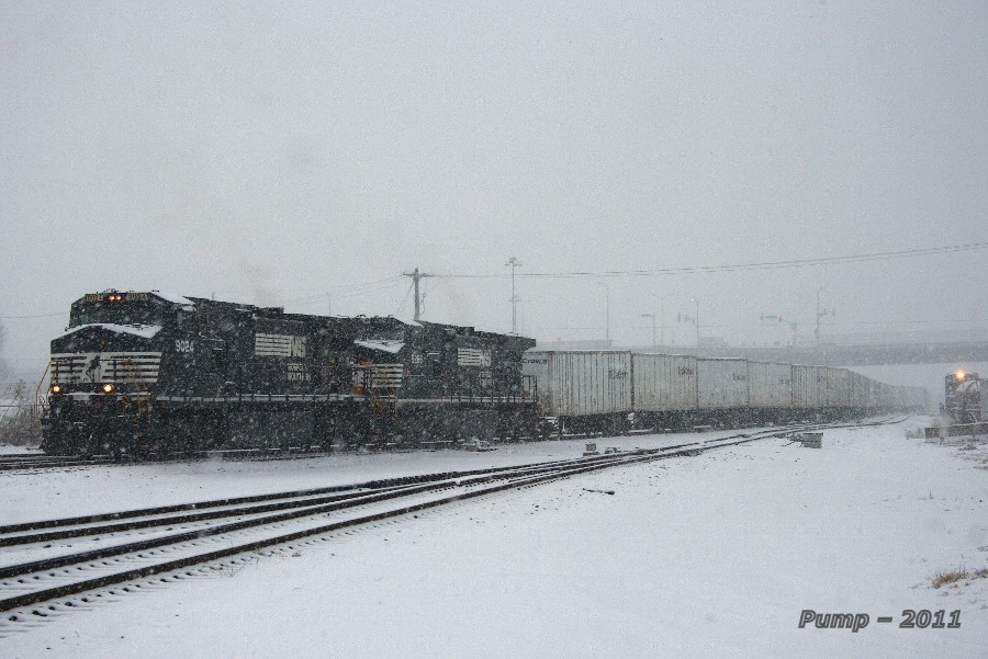 Westbound NS Intermodal Train